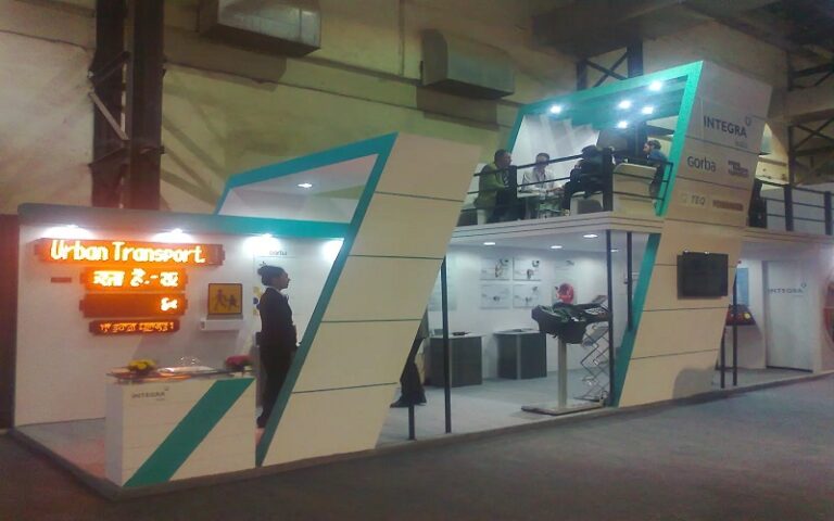 Double-Decker Exhibition Stand Design by Aars Designs